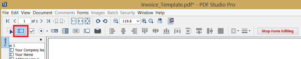 Create Interactive Text Fields In A PDF Form PDF Studio Knowledge Base