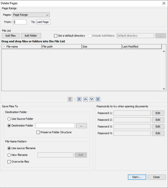 Remove All Blank Pages From One Or Multiple PDFs including Dirty 