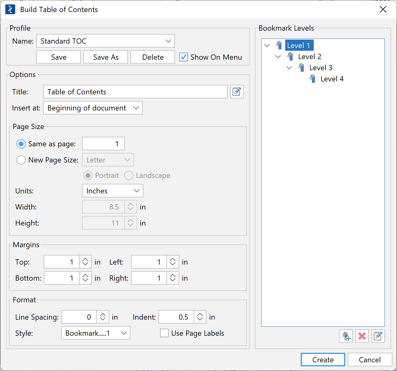 NEW Create Table Of Contents From PDF Bookmarks PDF Studio Knowledge Base