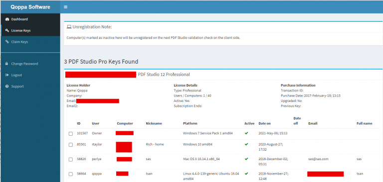License Key Management for Volume (Multi Users / Multi Key) Licenses – PDF Studio Knowledge Base